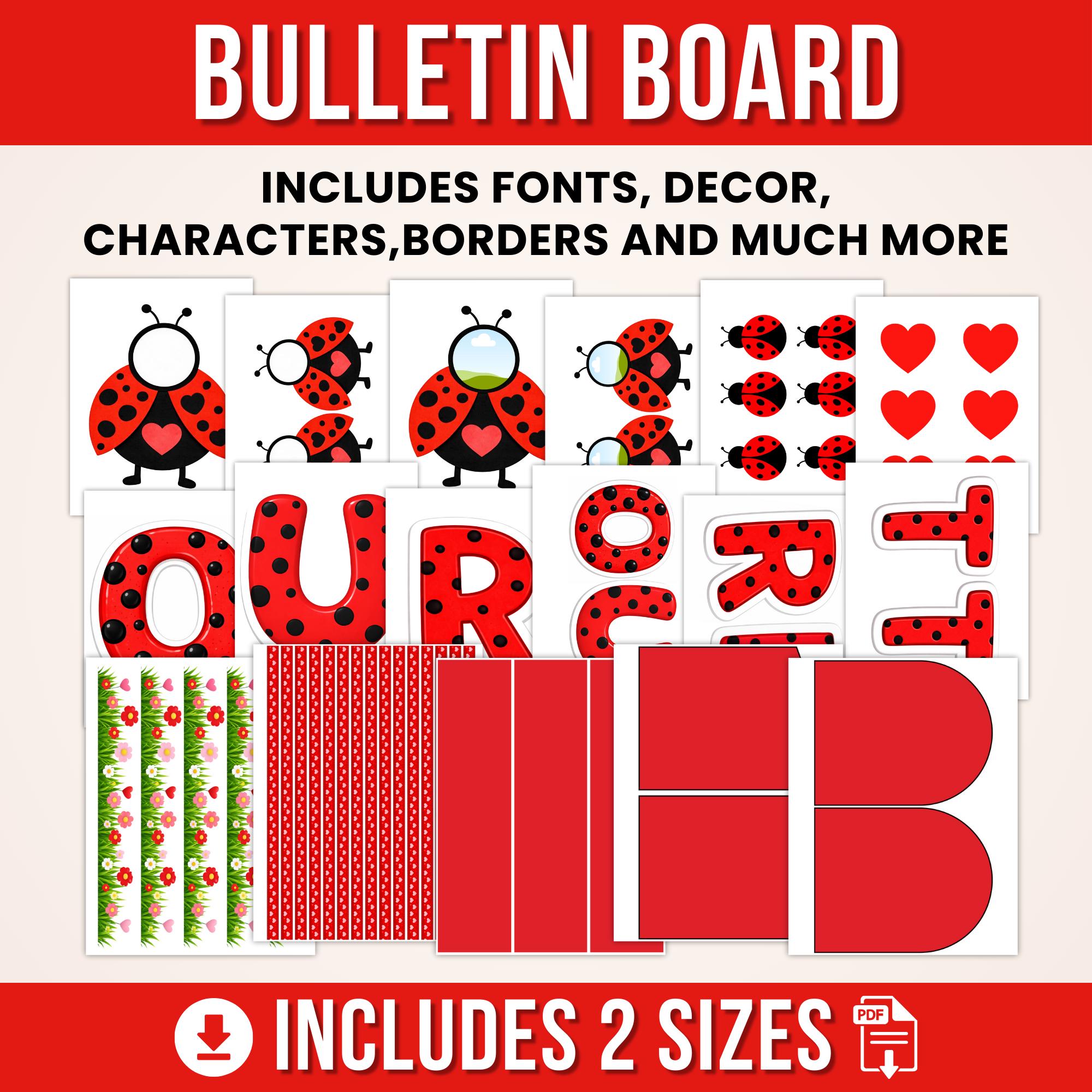 Our Little Love Bugs Valentine's Day Bulletin Boards & Valentines Day ...