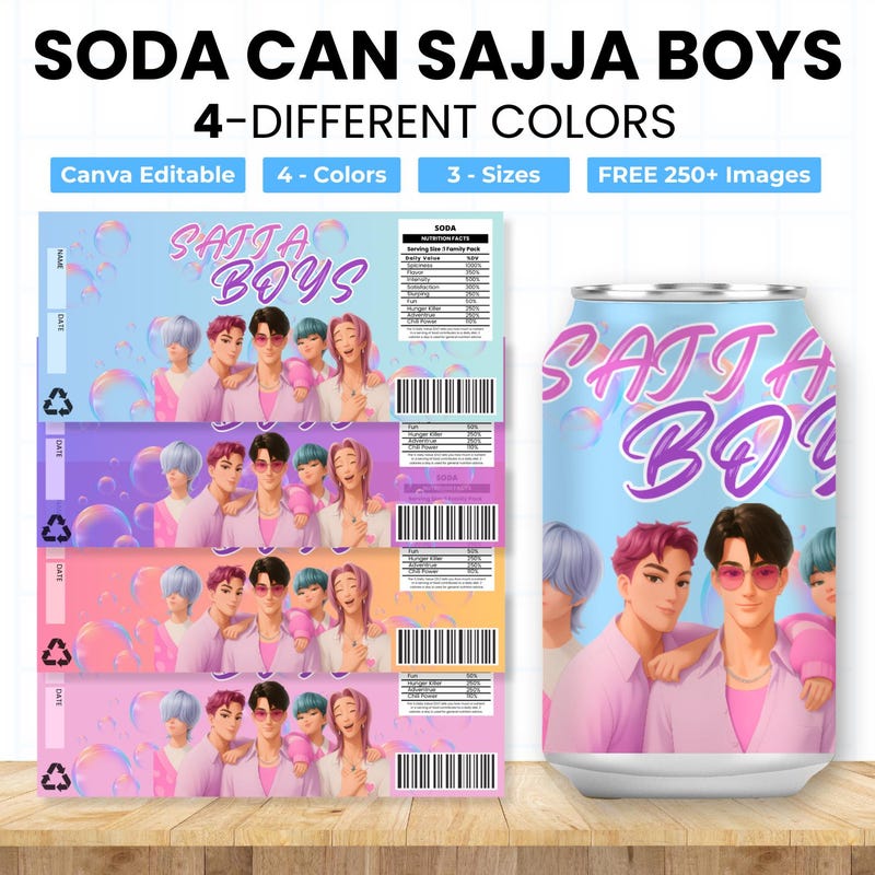 Sticker Soda Pop Svg - Etsy