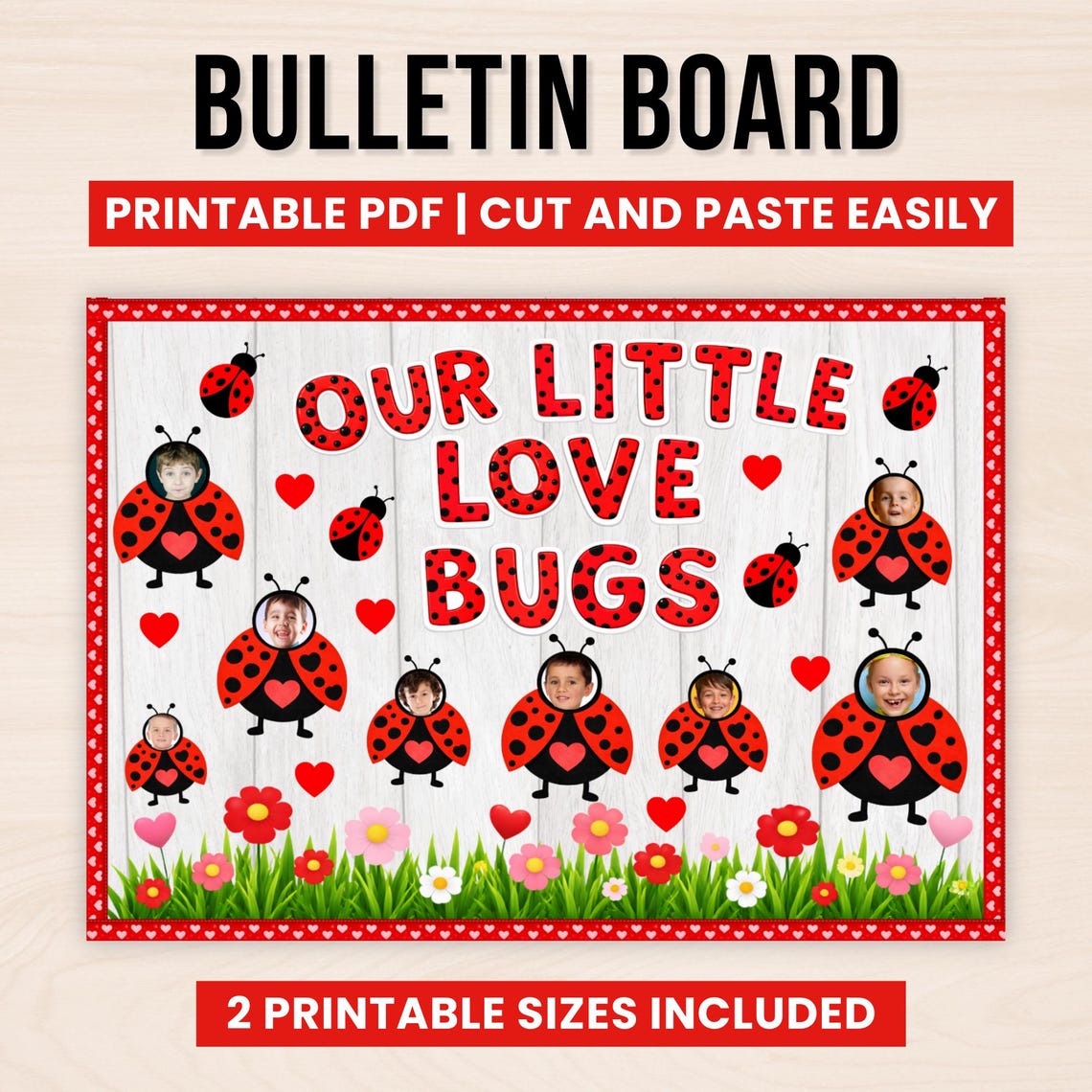 Our Little Love Bugs Valentine's Day Bulletin Boards & Valentines Day ...