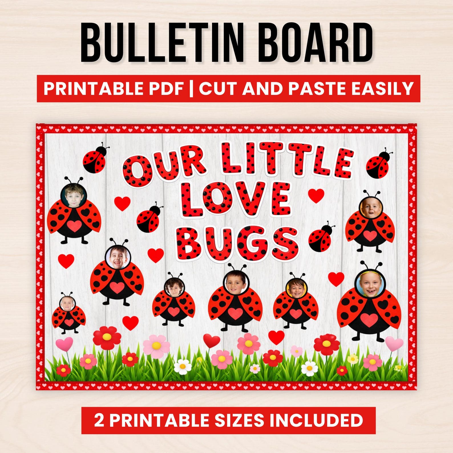 Our Little Love Bugs Valentine's Day Bulletin Boards & Valentines Day ...