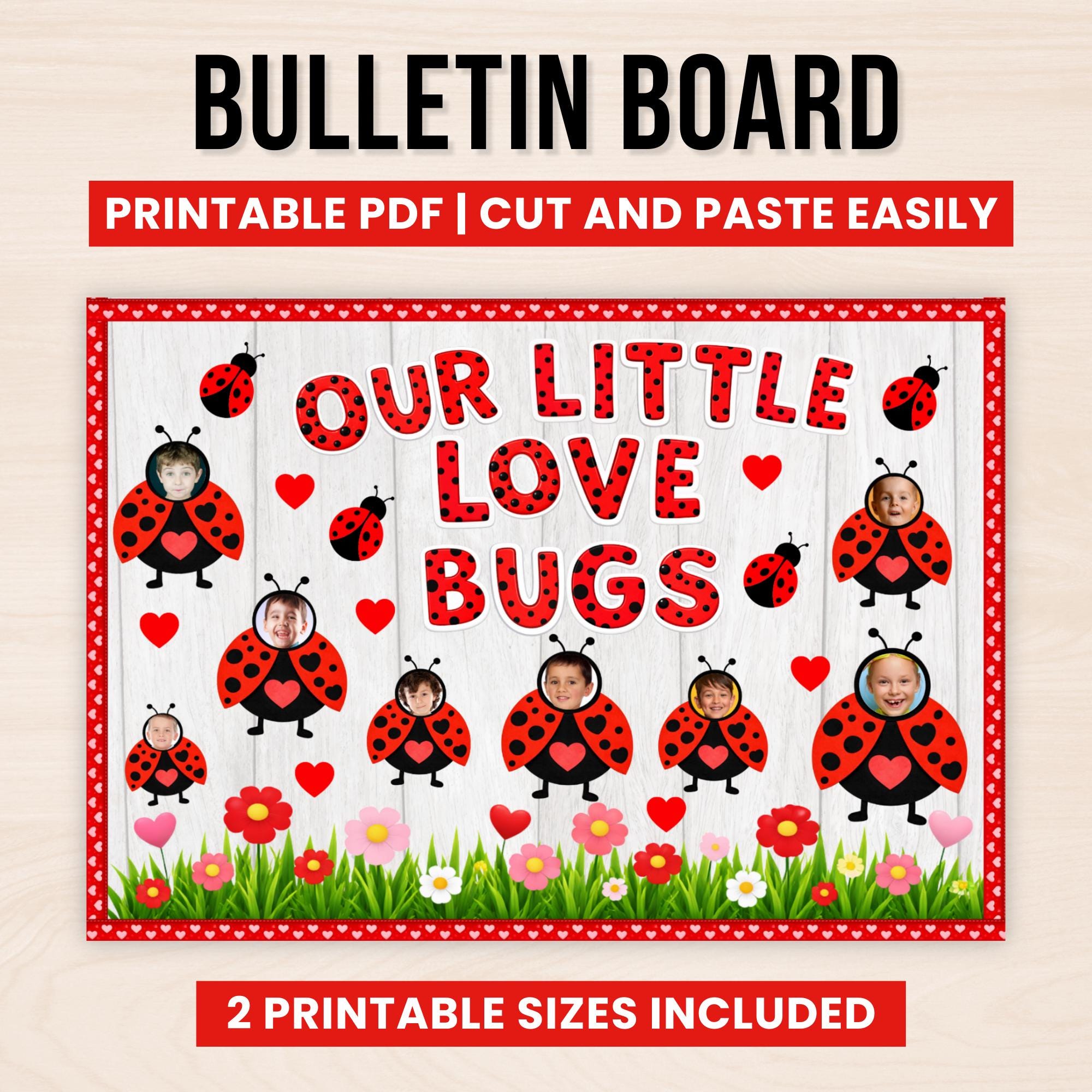 Our Little Love Bugs Valentine's Day Bulletin Boards & Valentines Day ...