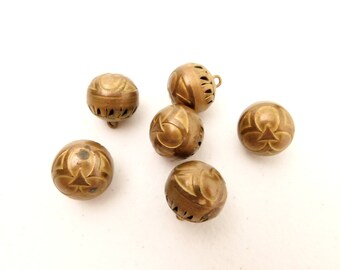 Brass Ball Buttons - Etsy