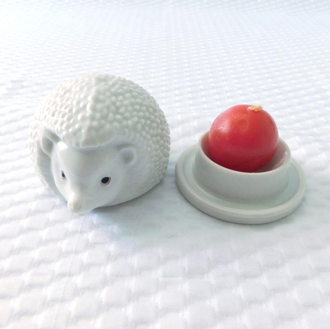 Royal Delft White China Hedgehog 2 in Figurine Ring Dish or Candle ...
