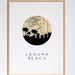 Laguna Beach Sign, Laguna Beach, California Art, California Map ...