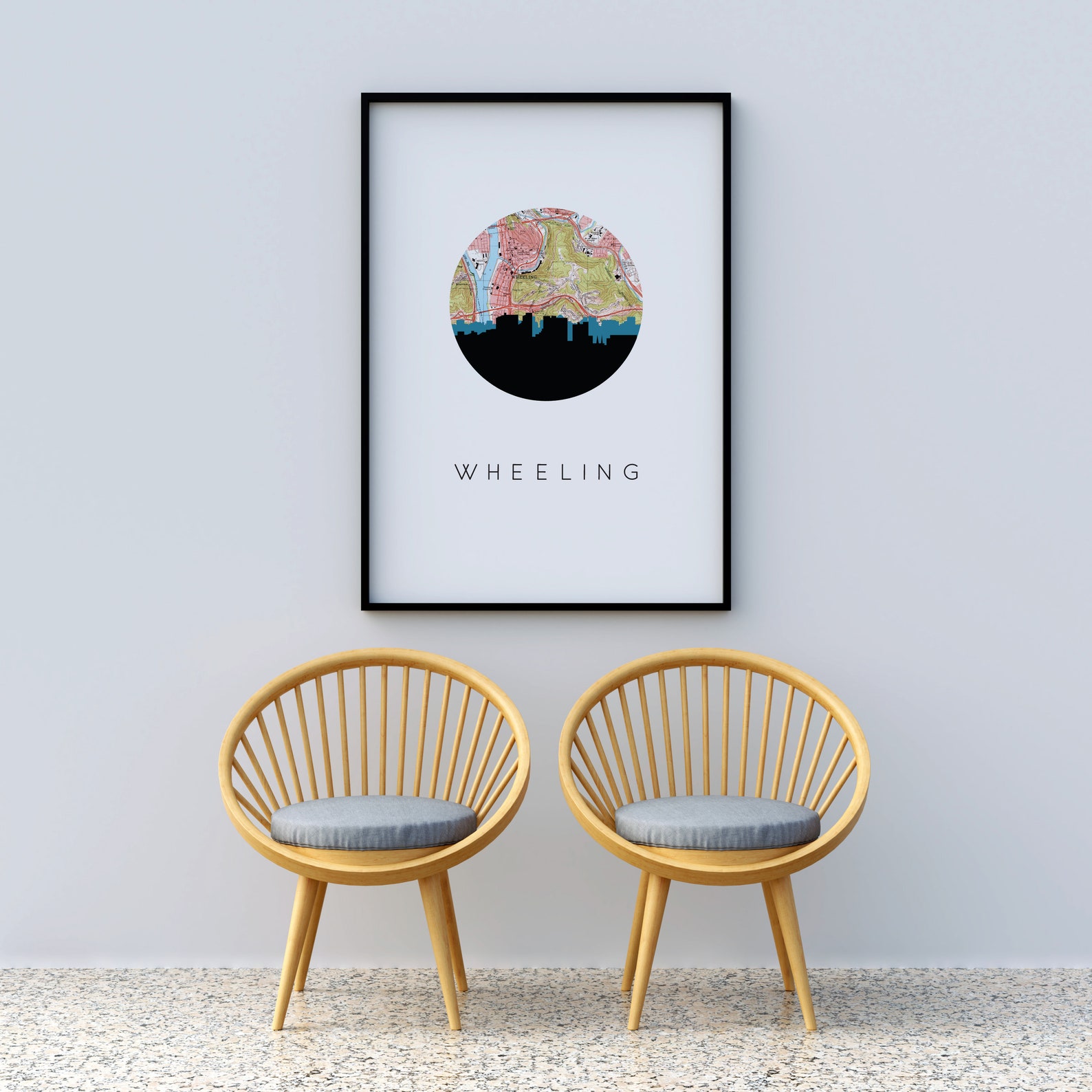 West Virginia Gifts, Morgantown WV Gifts, Morgantown Map, Wheeling Wv ...