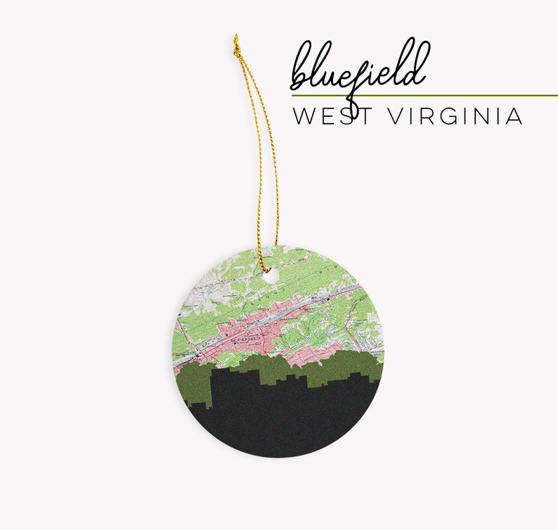 West Virginia Ornament, West Virginia Gifts, Morgantown West Virginia ...