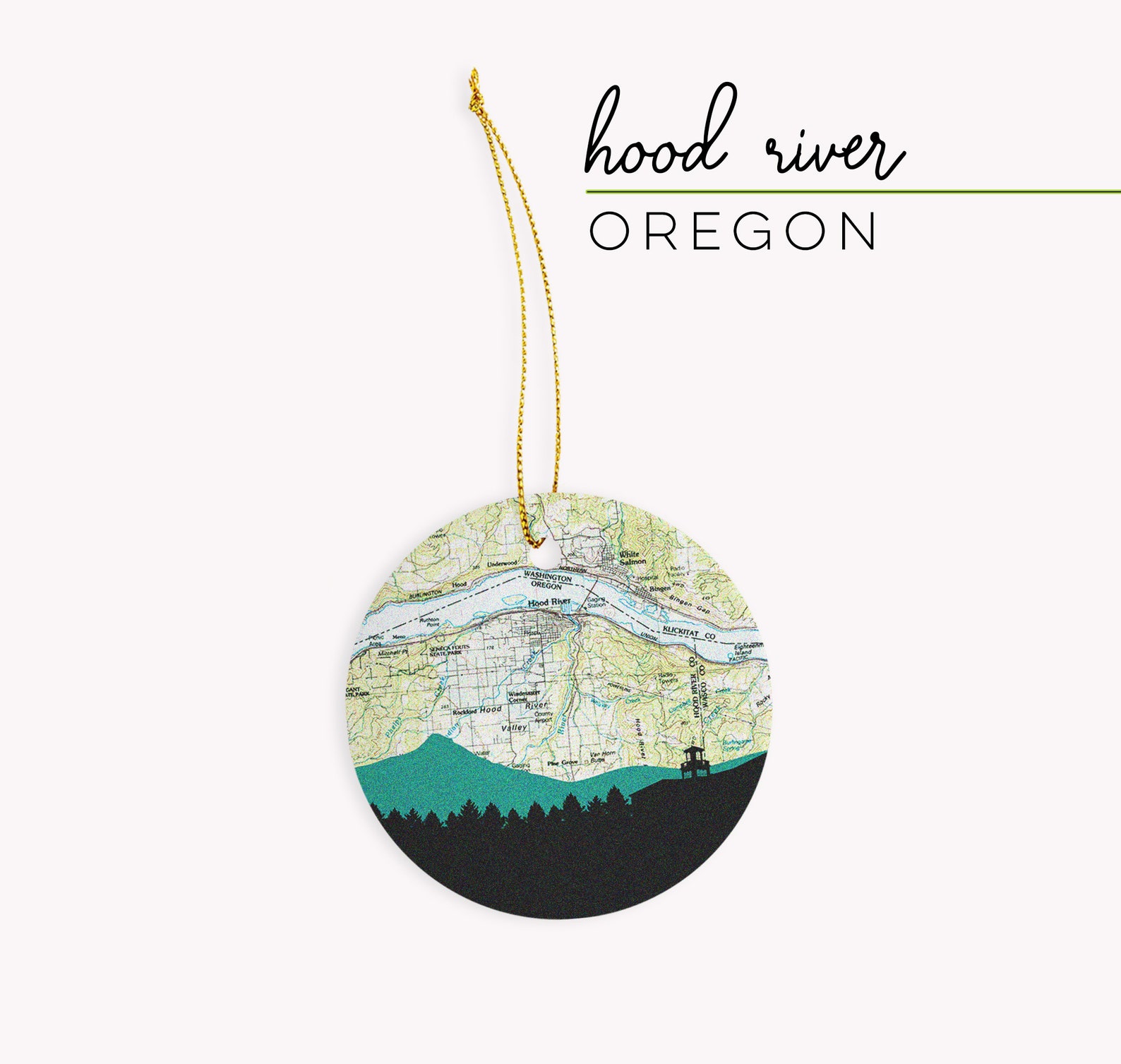 Oregon Ornament Oregon Gifts Portland Oregon Ornament - Etsy