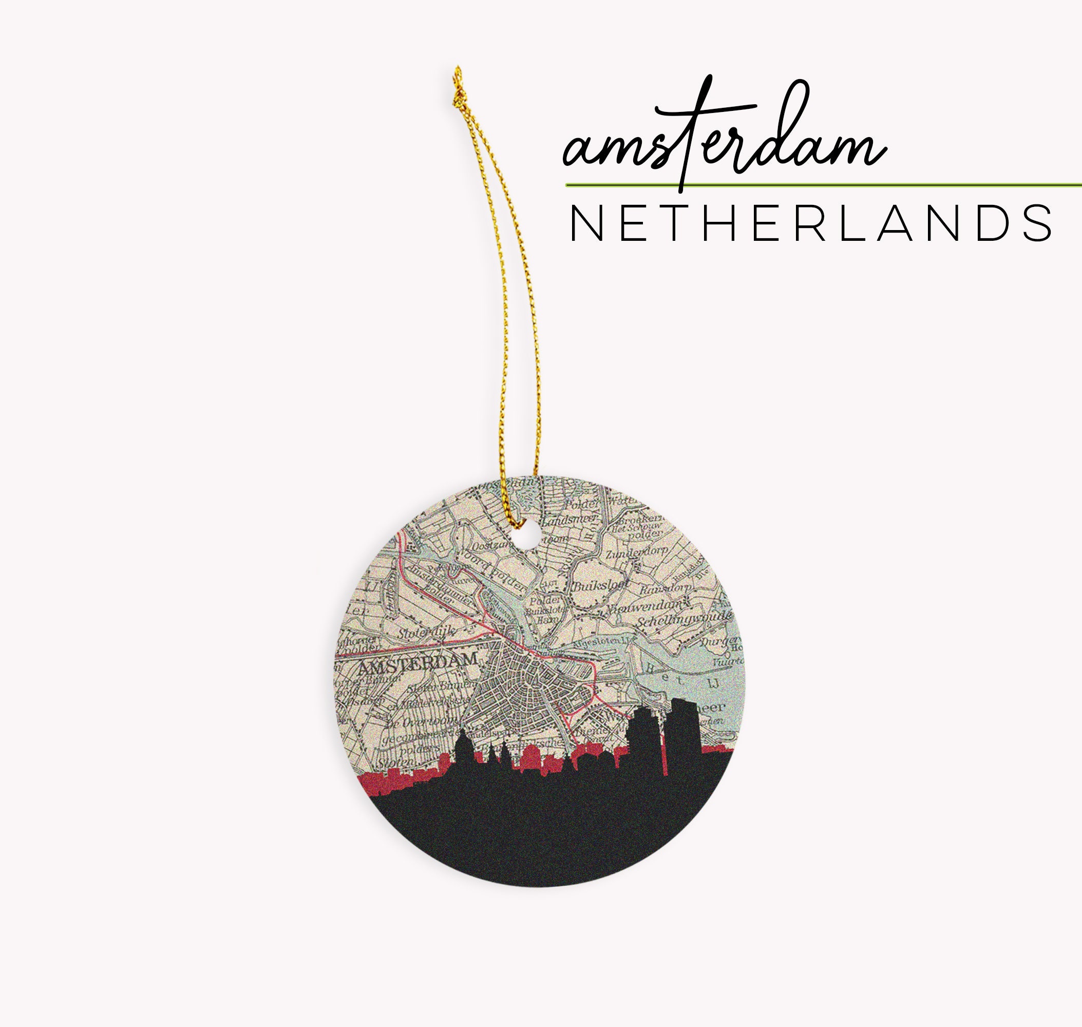 Netherlands Ornament, Amsterdam Ornament, Netherlands Gifts, Rotterdam ...