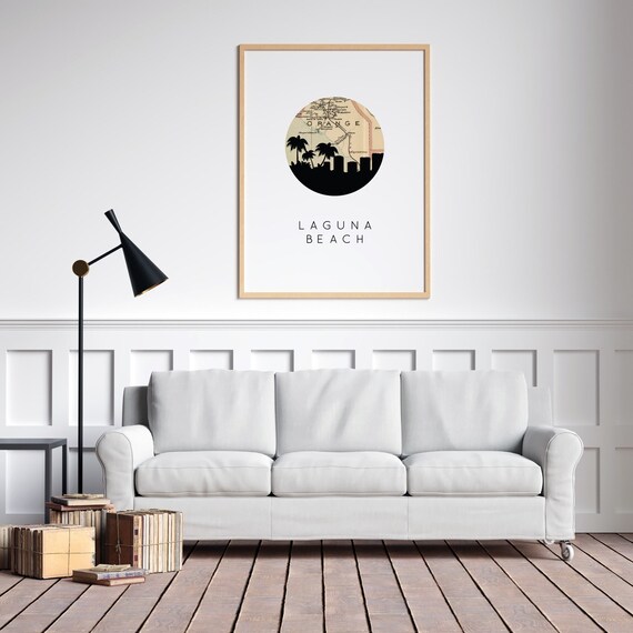 Laguna Beach Sign Laguna Beach California Art California - Etsy