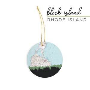 Rhode Island Ornament, Rhode Island Gifts, Rhode Island Map Gifts ...