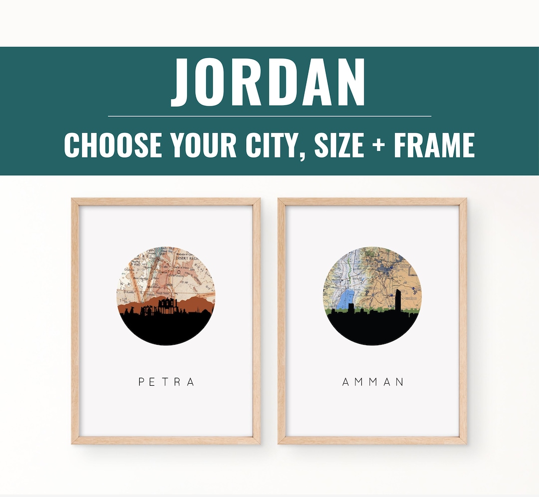 Jordan Wall Art | Amman & Petra Art Prints | Framed Travel Posters ...