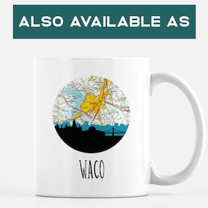 Waco Texas Decor, Texas Art Print, Waco Texas Home Decor, Waco Skyline ...