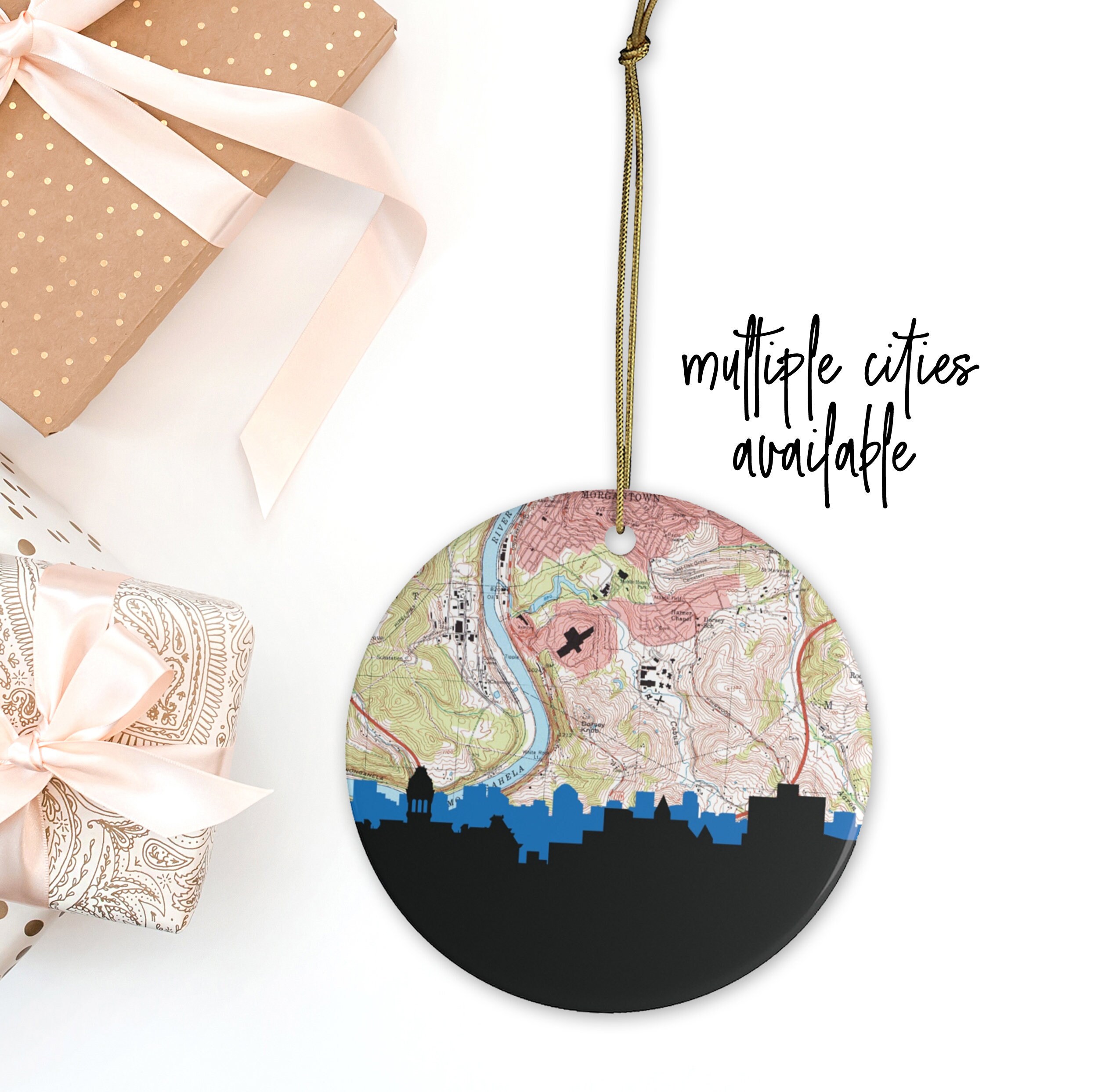 West Virginia ornament West Virginia gifts Morgantown West | Etsy