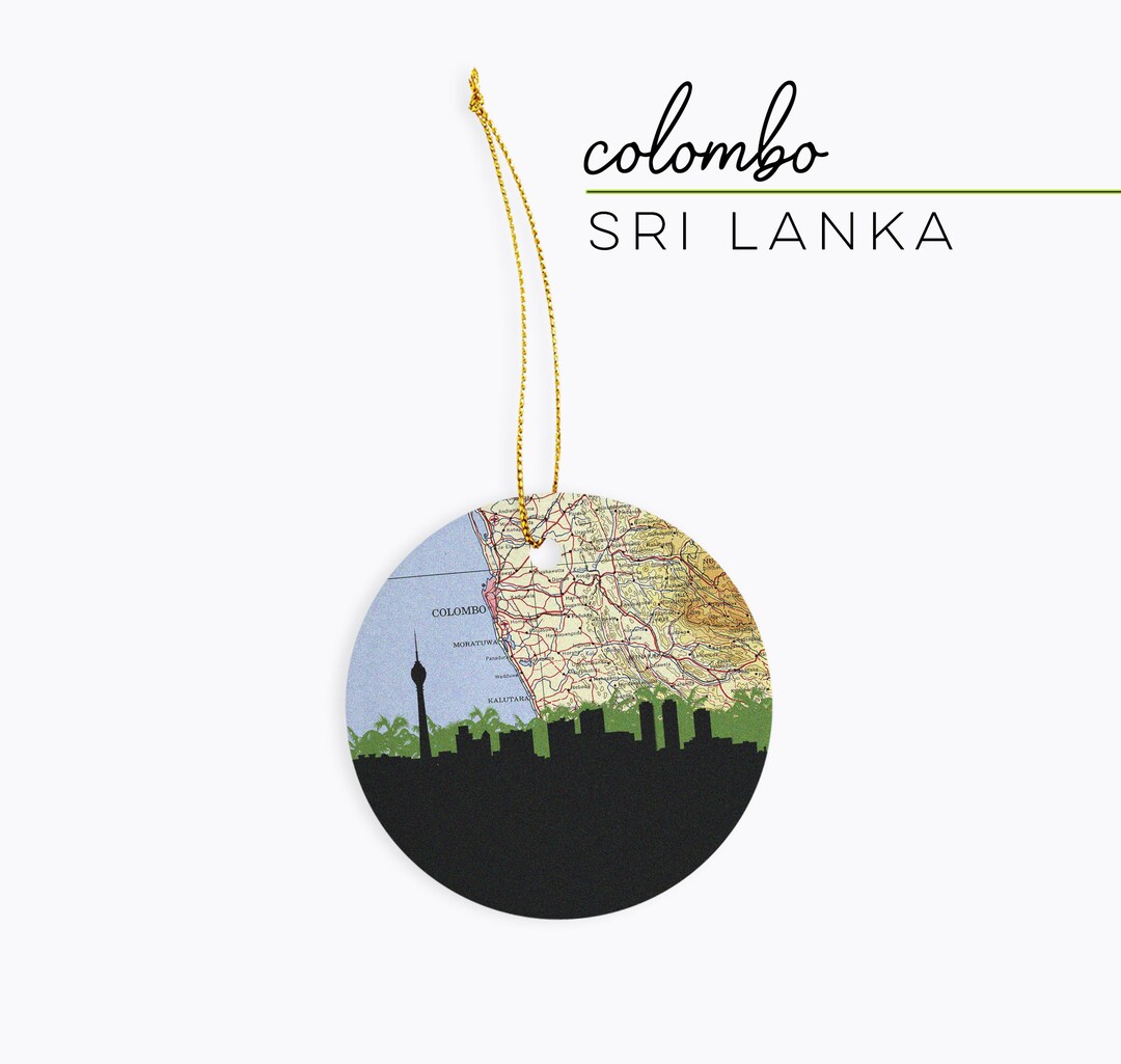 Colombo Sri Lanka Christmas Ornament, Sri Lankan Ornament, Colombo ...