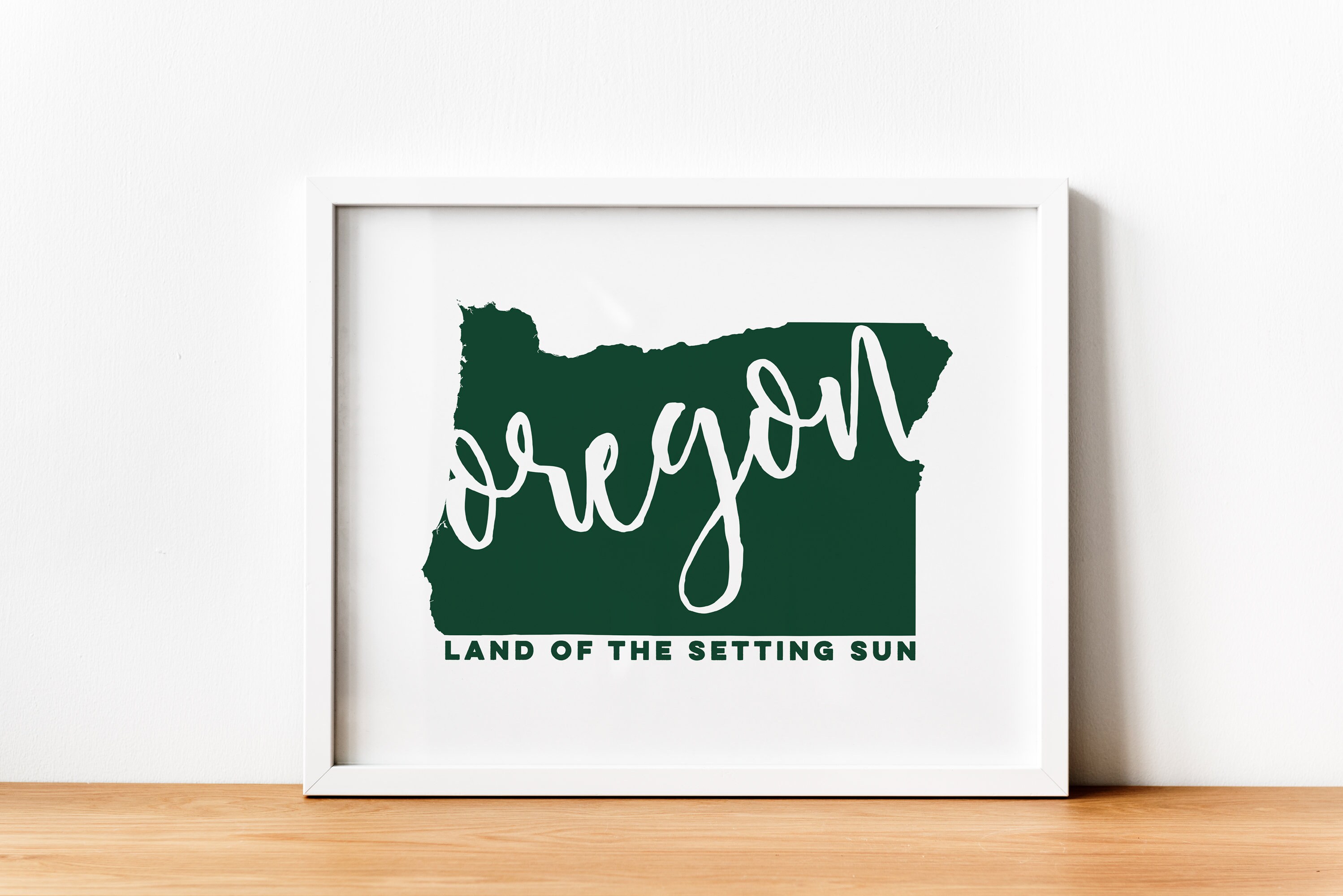 Oregon state wall art Oregon art Portland Oregon print | Etsy