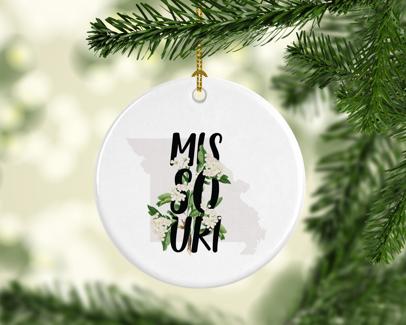 Missouri Ornament, Missouri Christmas Ornament, Missouri Gift, St Louis ...