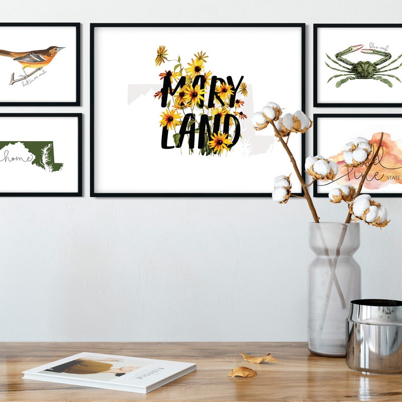 Maryland Wall Art - Etsy