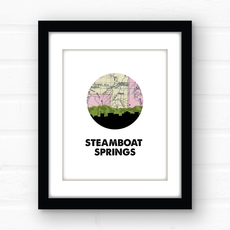 Steamboat Springs Colorado art Steamboat Springs signs | Etsy