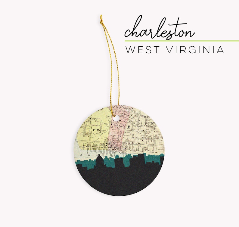 West Virginia Ornament, West Virginia Gifts, Morgantown West Virginia ...