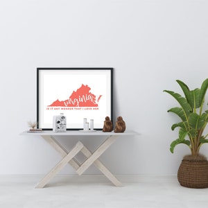 Virginia Home Decor, Virginia Art Print, Richmond Virginia Art, Norfolk ...
