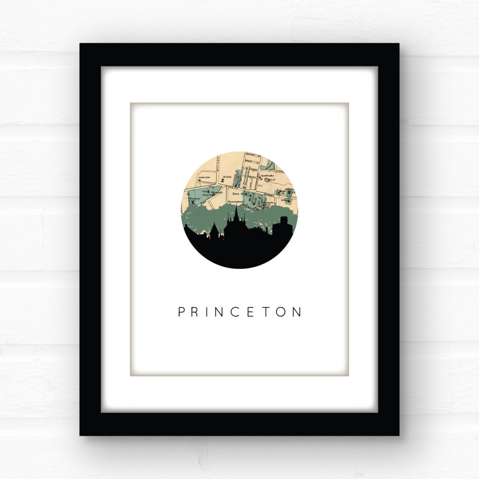 Princeton Dorm Decorations, New Jersey Wall Art, New Jersey University ...