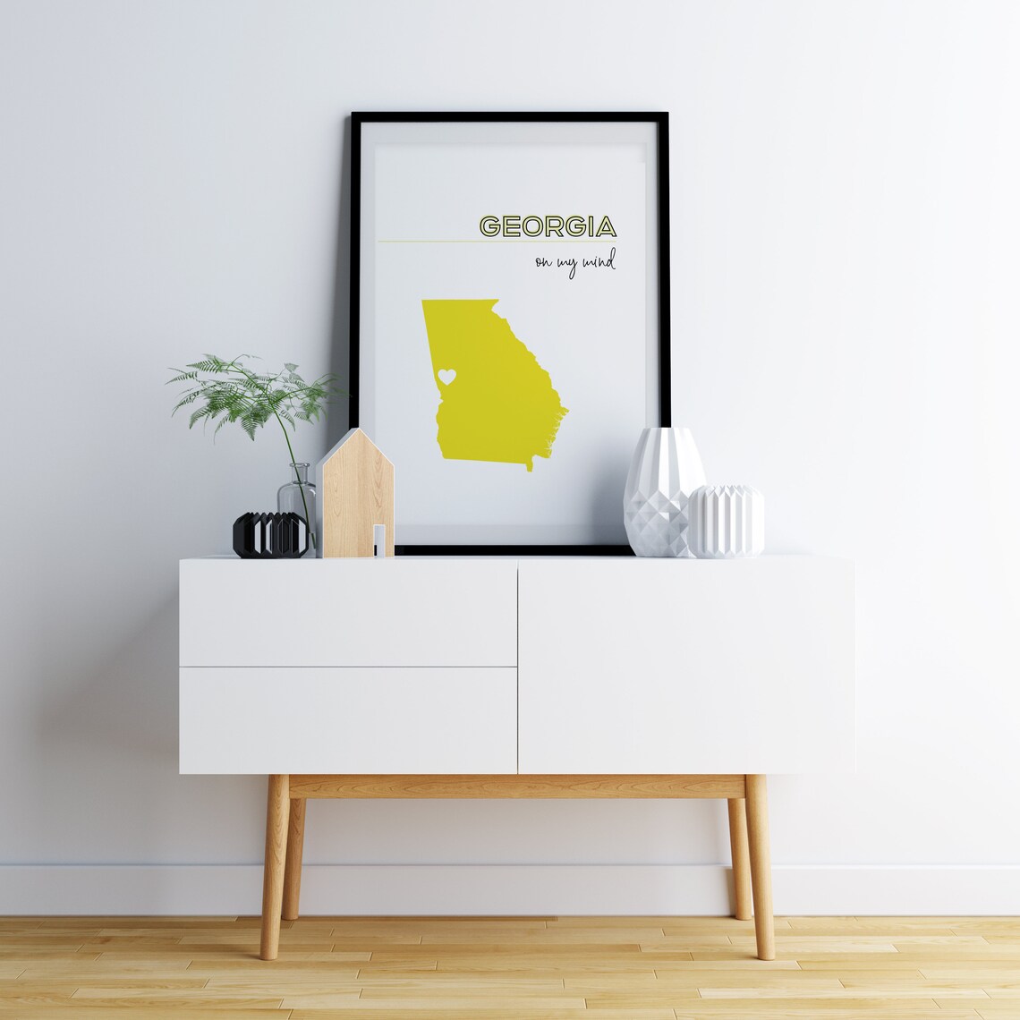 Custom Georgia wall art Georgia southern decor Athens | Etsy