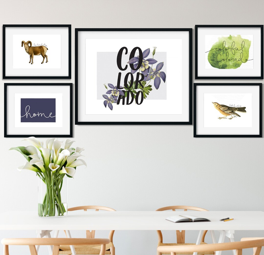 Colorado Gifts, Colorado Gallery Wall Set, Colorado Art, Gallery Wall ...