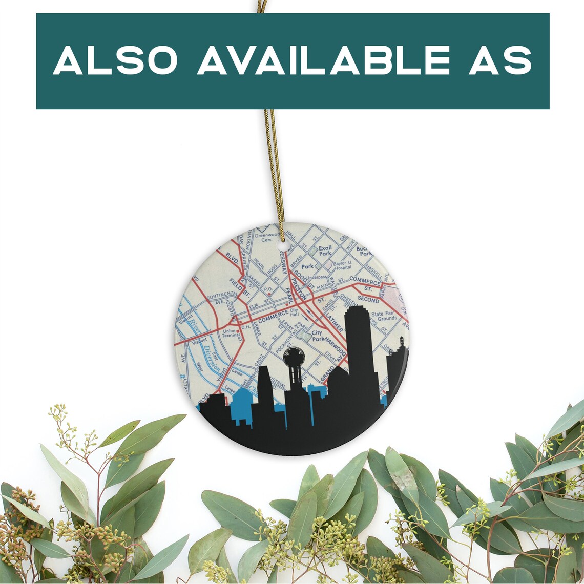 Dallas Texas Print, Dallas Skyline, Texas Wall Art, the Big D, Dallas ...