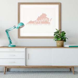 Virginia Home Decor, Virginia Art Print, Richmond Virginia Art, Norfolk ...
