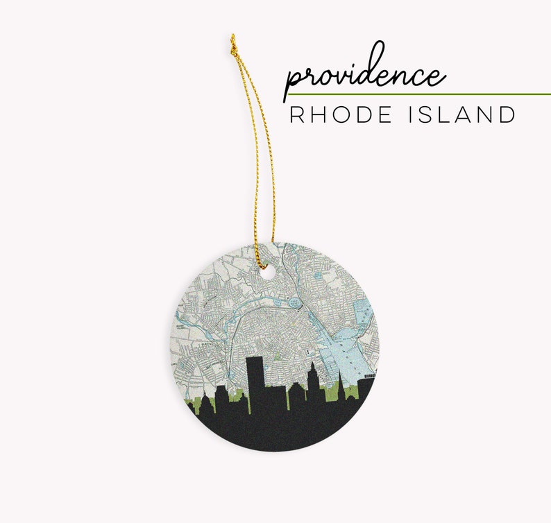 Rhode Island Ornament Rhode Island Gifts Rhode Island Map - Etsy