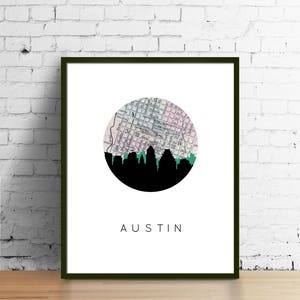 Austin Texas Wall Art, Austin Texas Print, Austin Texas Forever, Austin ...
