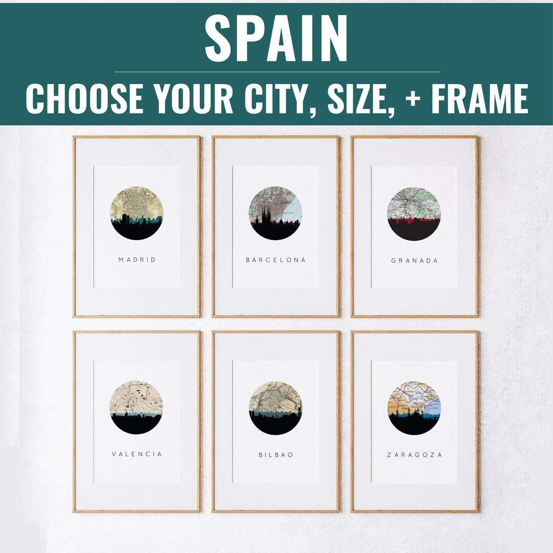 Spain Poster, Spain Travel Poster, Spain Decor, Spain Wall Art ...