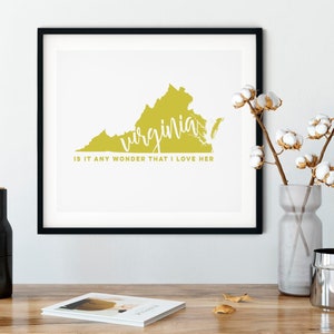 Virginia Home Decor, Virginia Art Print, Richmond Virginia Art, Norfolk ...