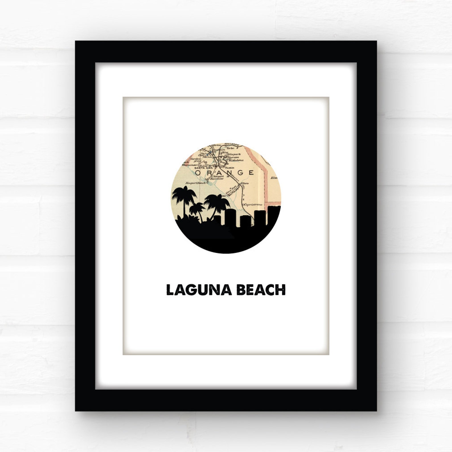 Laguna Beach sign Laguna Beach California art California | Etsy