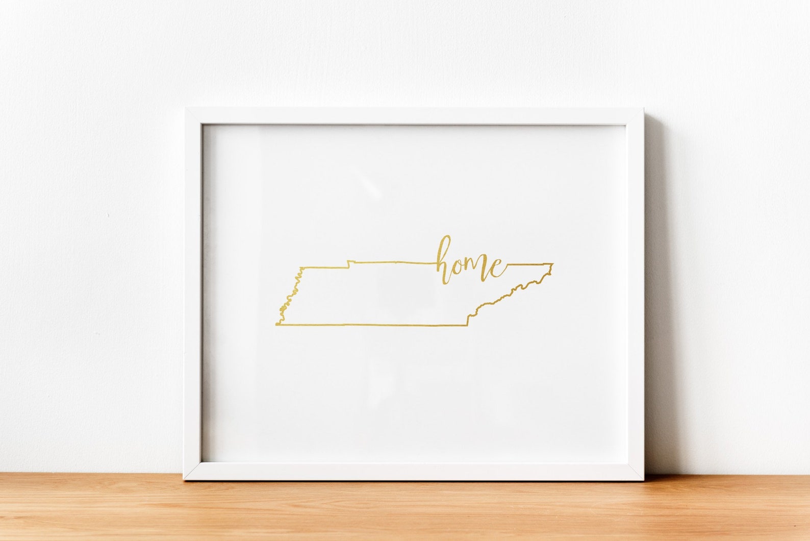 Tennessee Art Print Gold Foil Tennessee Sign Tennessee Gold - Etsy