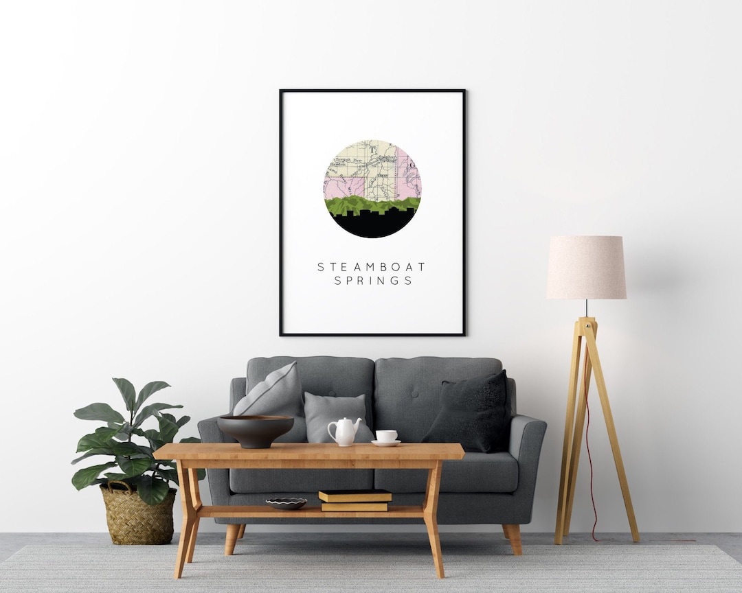 Steamboat Springs Colorado Art, Steamboat Springs Signs, Colorado Gifts ...