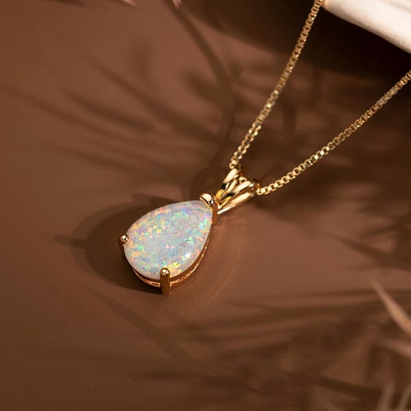 Men Opalite Necklace - Etsy UK