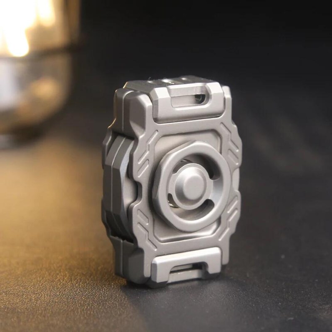 Punk Mechanical Metal Fidget Spinner EDC Toy, Heavy Duty Hand Spinner ...