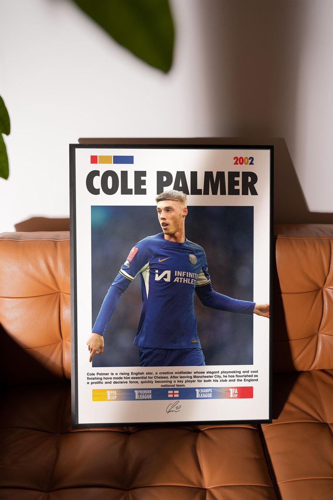 Cole Palmer Chelsea Poster - Football Art Print (physical Poster) - Etsy