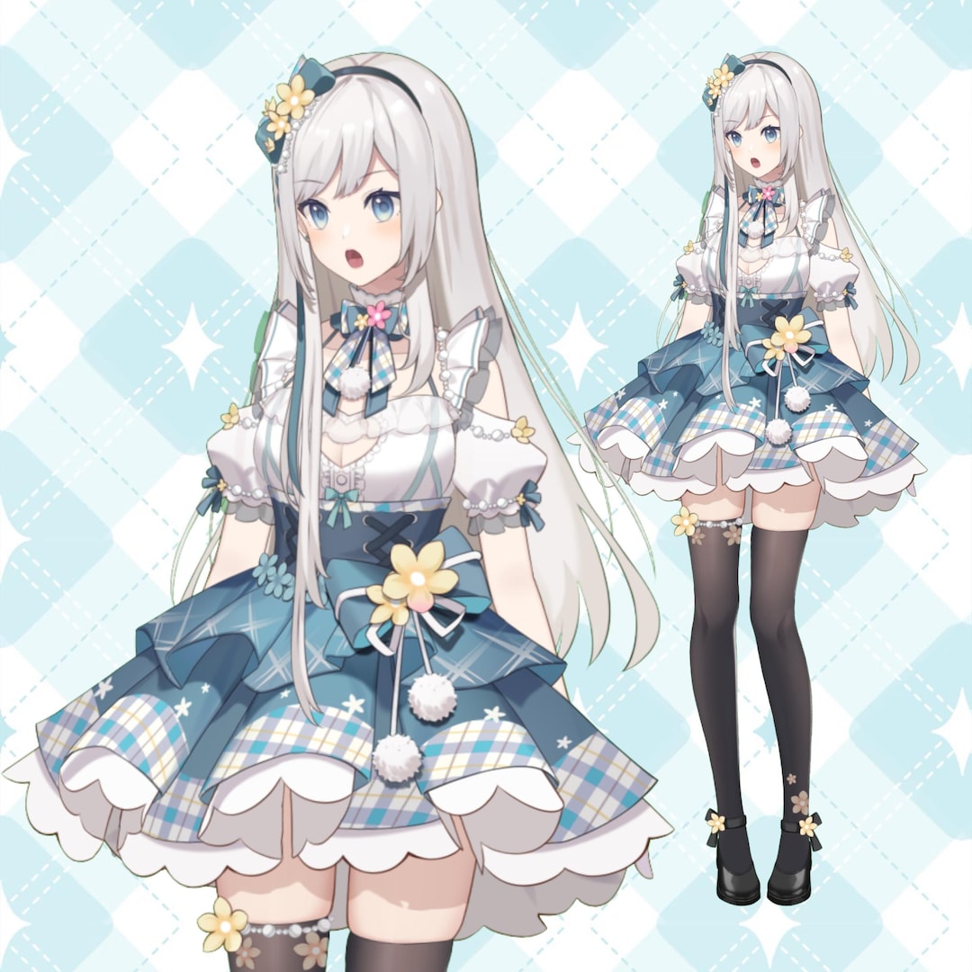 Premade Live2d Vtuber Model: Ready to Use, Vtubestudio Compatible - Etsy