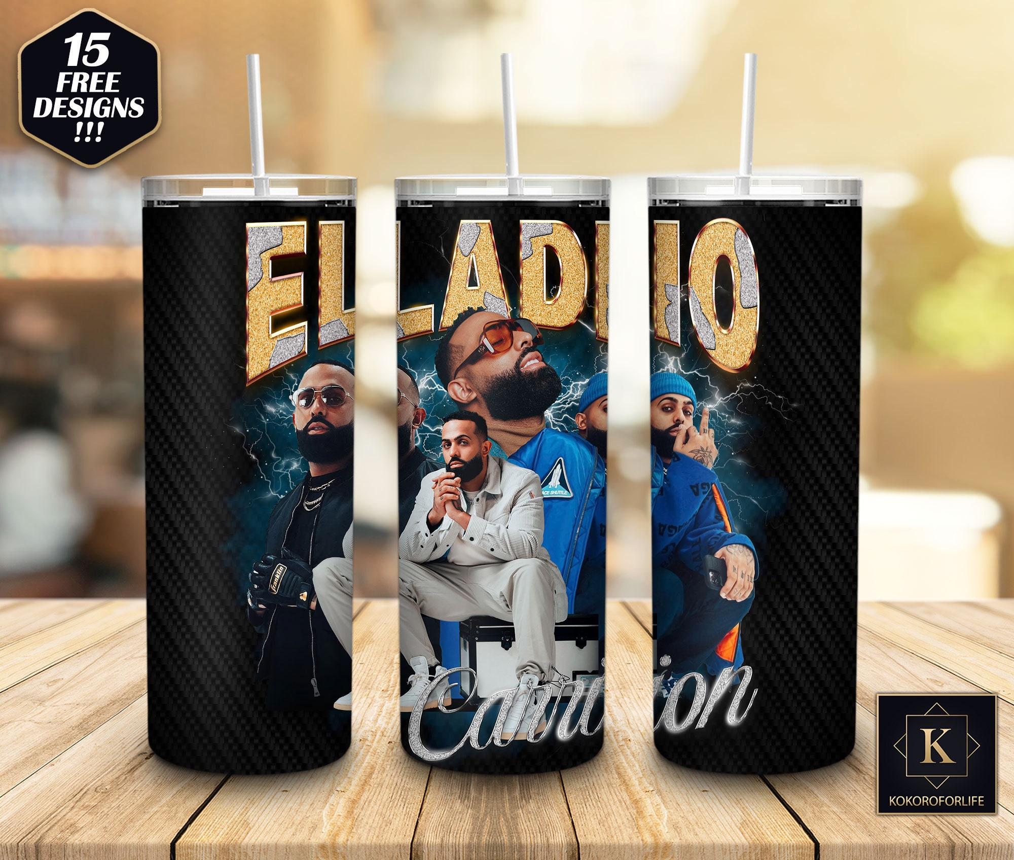 Famous Rapper 20 Oz Skinny Tumbler Wrap Png Sublimation, Celebrity ...