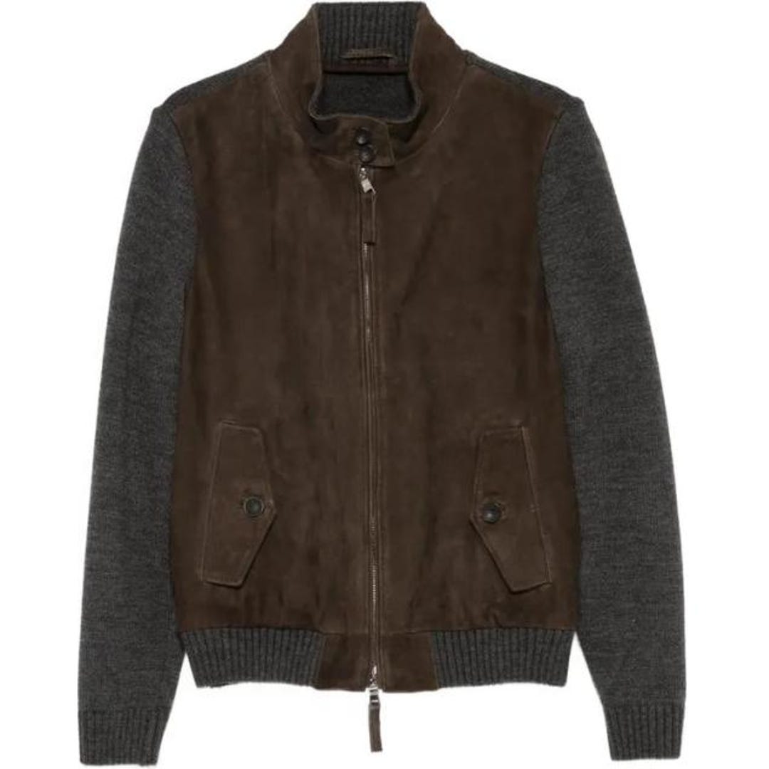 The Jack Leathers Brown Leather Jacket | Men Women Classic Zip - Etsy