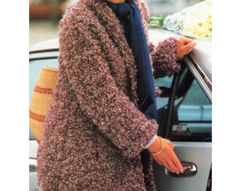 Tweed Jacket CROCHET PATTERN Pdf - Etsy