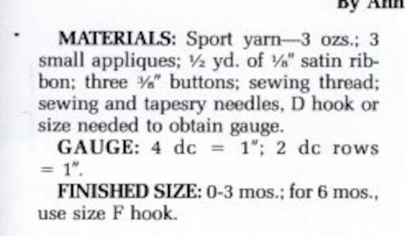 Vintage Crochet Pattern Baby Dress Girls Pink Frills Ruffle Dress ...