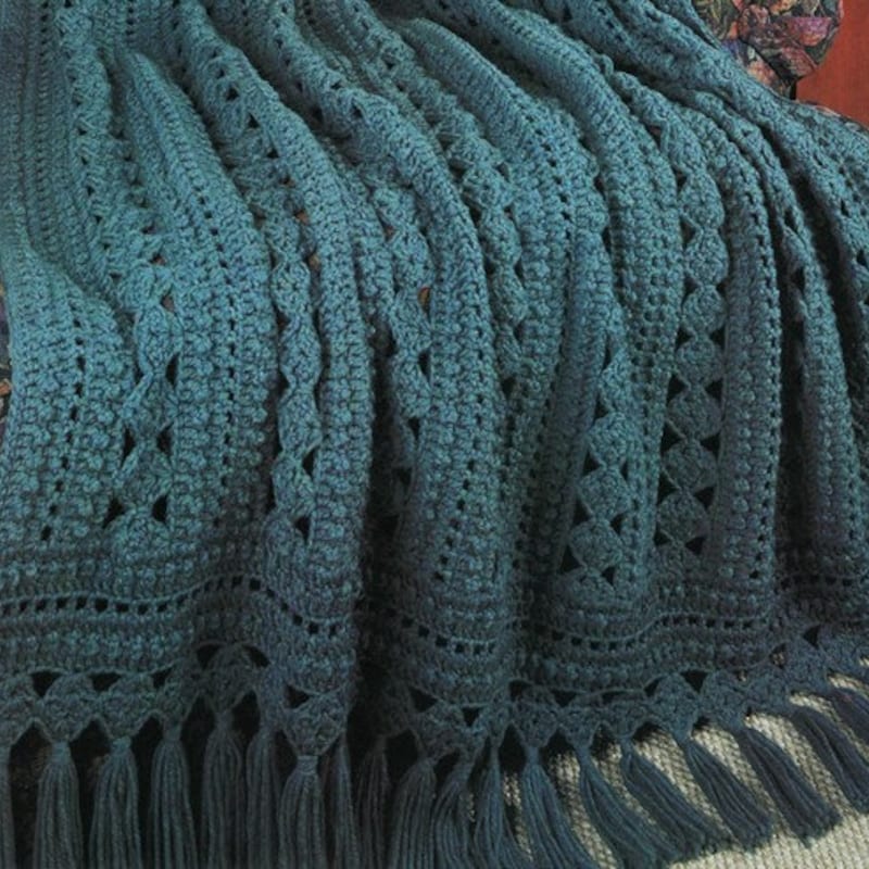 Teal Coverlet - Etsy