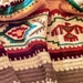 Vintage Crochet Afghan Pattern Indian Blanket Navajo Southwestern Aztec ...