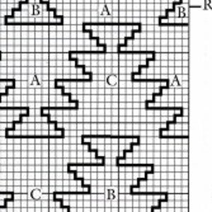 Vintage Crochet Blanket Pattern Ode to Santa Fe Southwestern Navajo ...