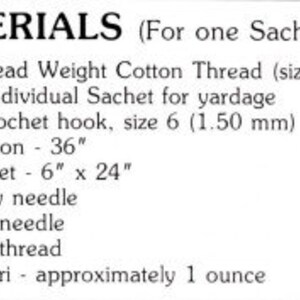 Vintage Crochet Pattern Book Leaflet Sweetheart Sachets to Crochet ...