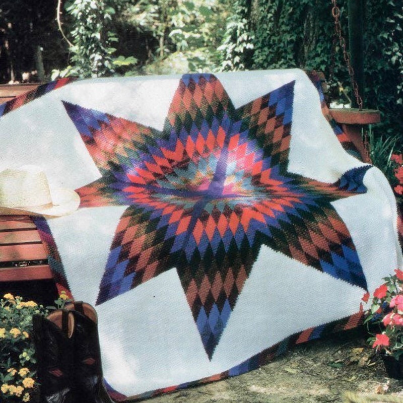 Texas Star Quilt Pattern - Etsy