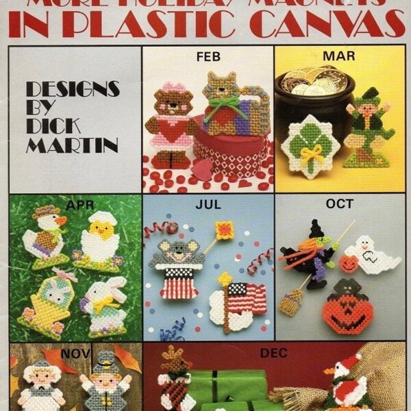 Plastic Canvas Pattern Book - Etsy